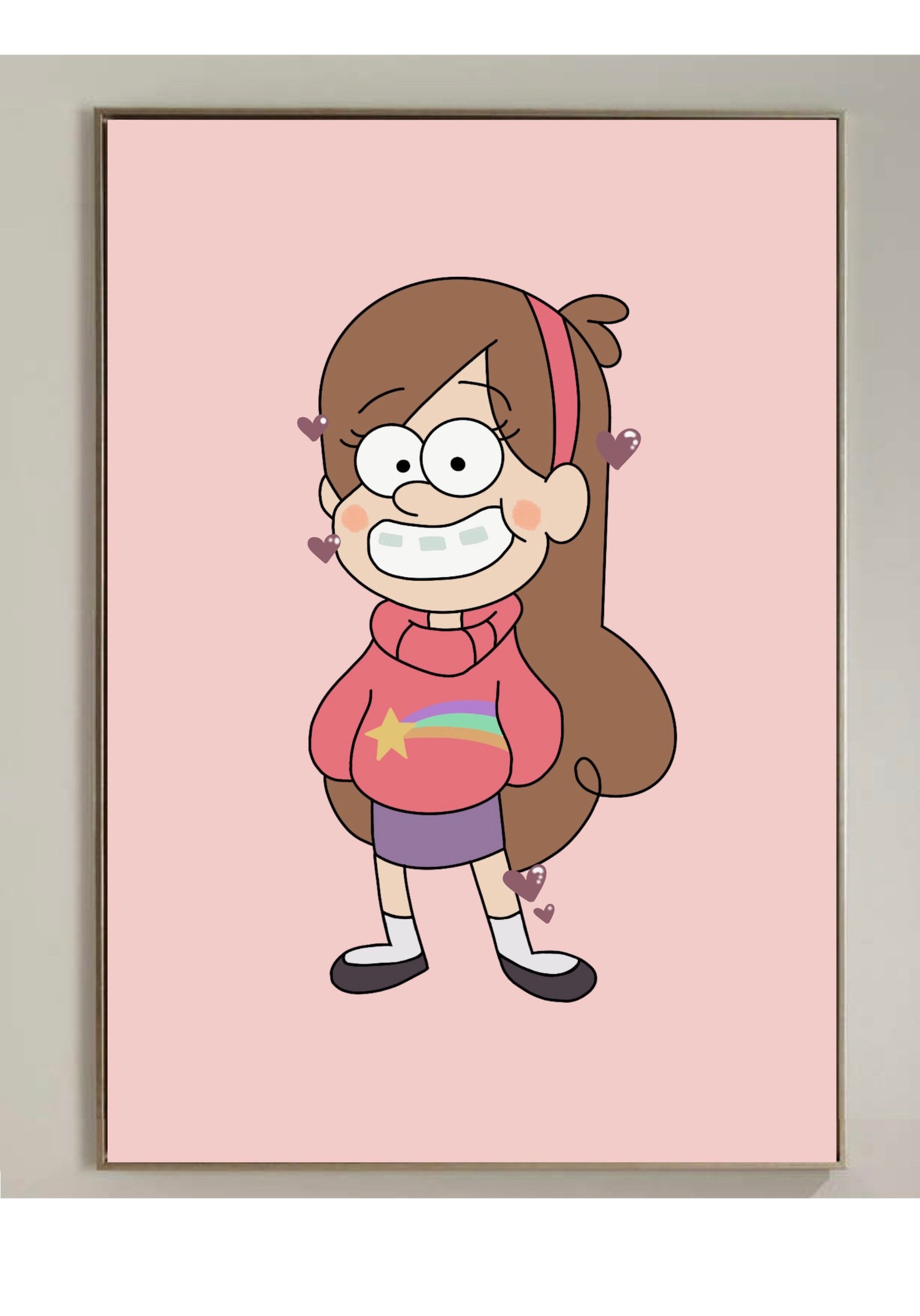 Gravity Falls Tv Show Print Mabel Pines Poster Disney Wall - Etsy