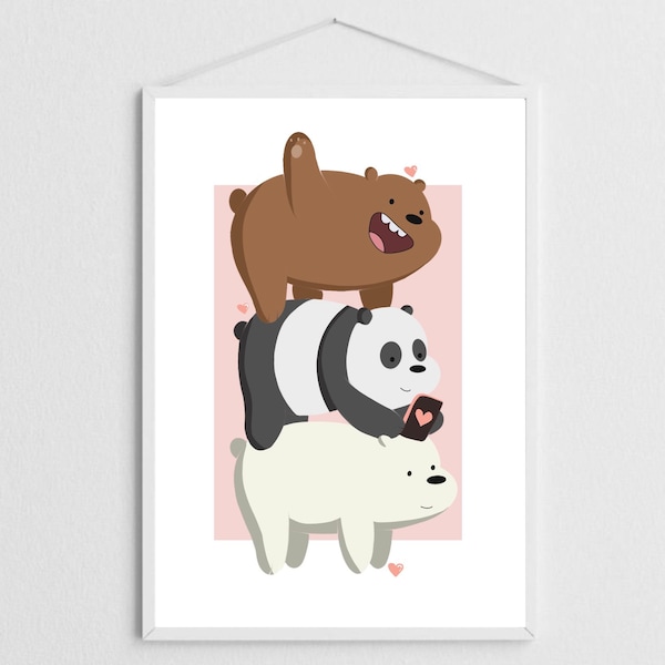 We Bare Bears - Etsy