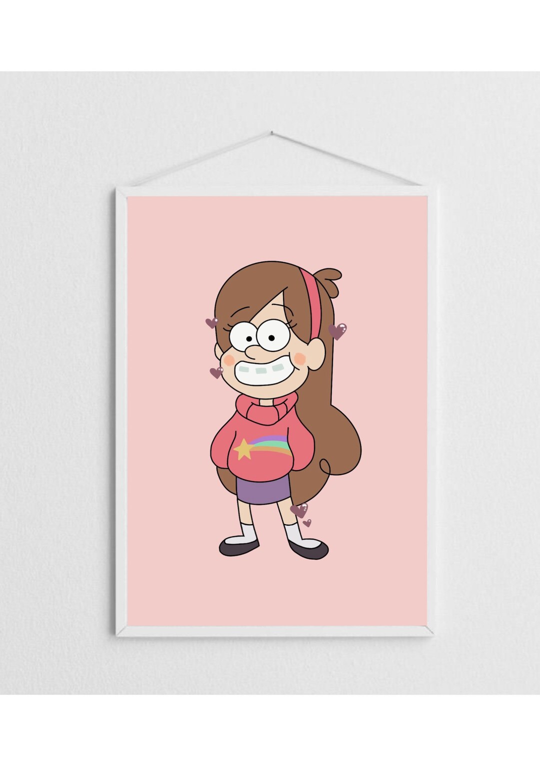 Gravity Falls Tv Show Print, Mabel Pines Poster, Disney Wall Art - Etsy