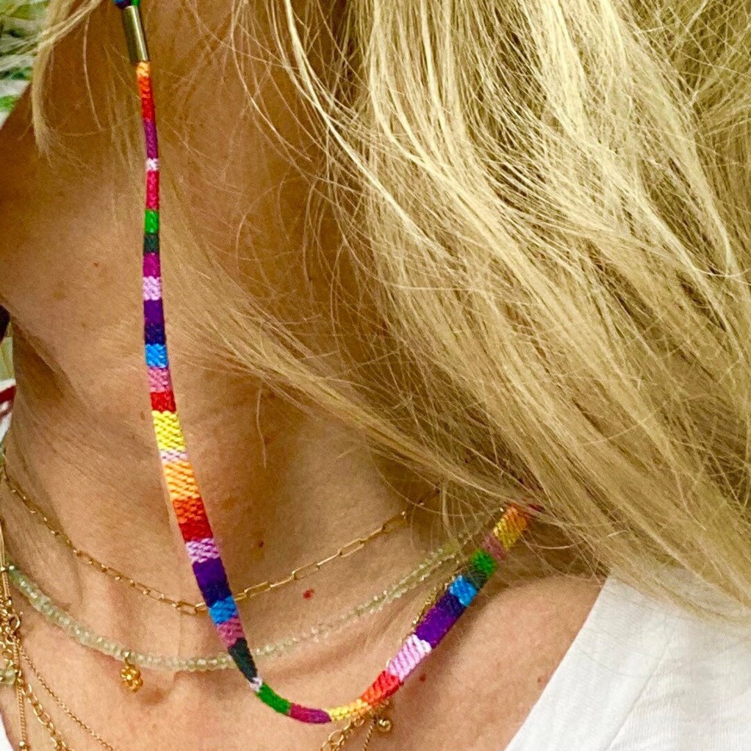 Various Multicolour Cord Glasses Cord Face Mask Chain Mask - Etsy