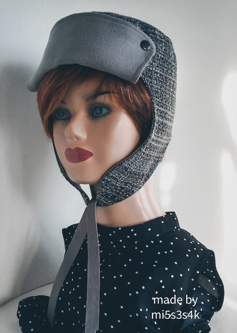 Cute and Easy Trapper Hat Sewing Pattern INSTANT DOWNLOAD (3 Sizes) - Etsy