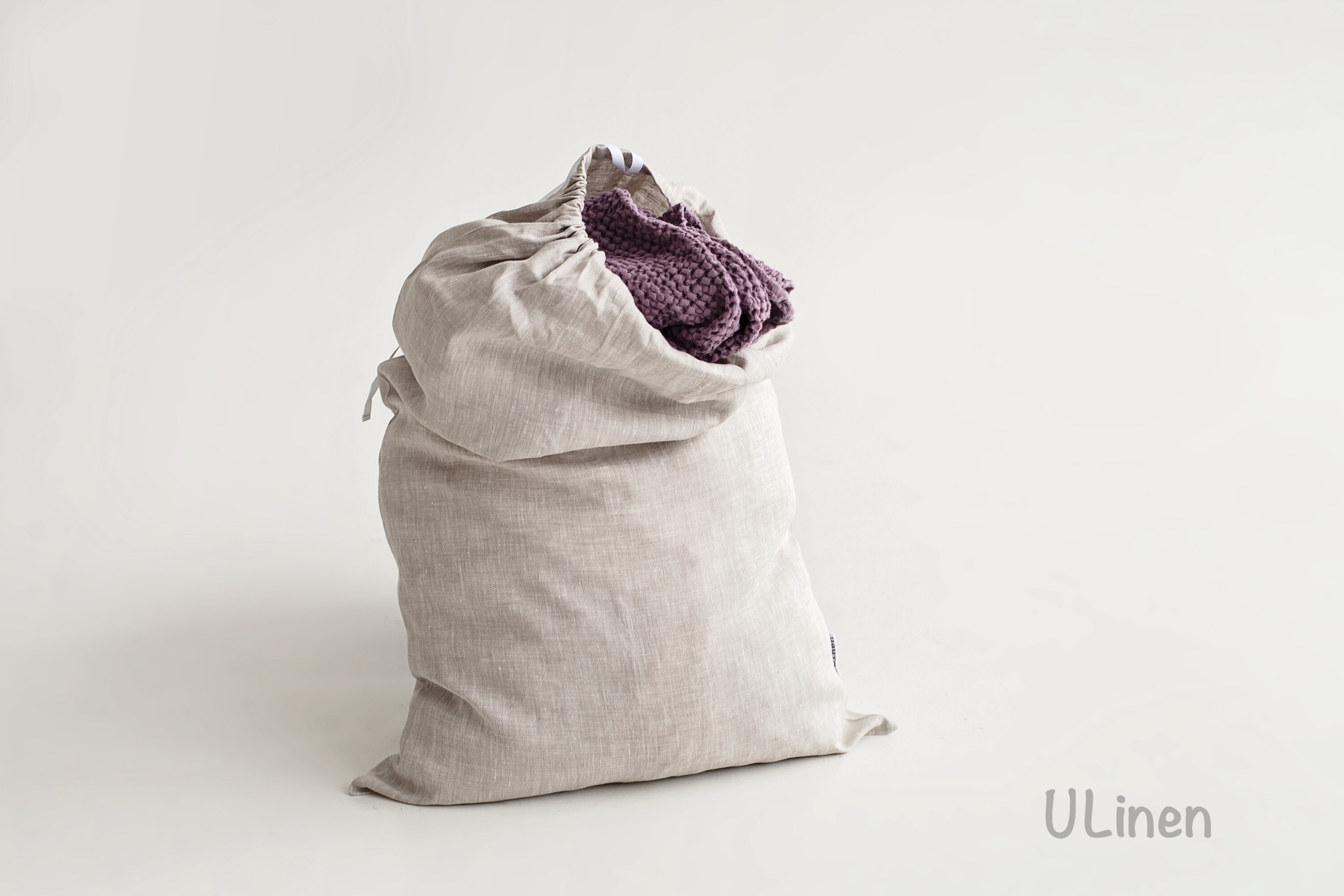 Set of 3 Linen Laundry Bags / Travel Bags 20x30 Cm / - Etsy