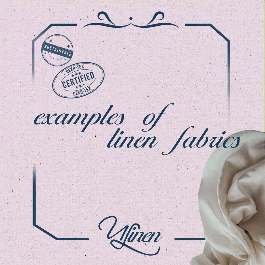 Examples of All Linen Fabrics (clothing) - Etsy