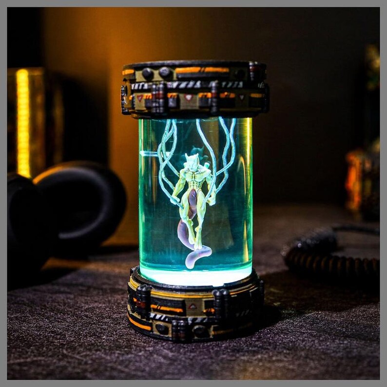 Me.wtw.o Diorama Epoxy Lamp, Anime Night Light Custom Resin Lamp ...