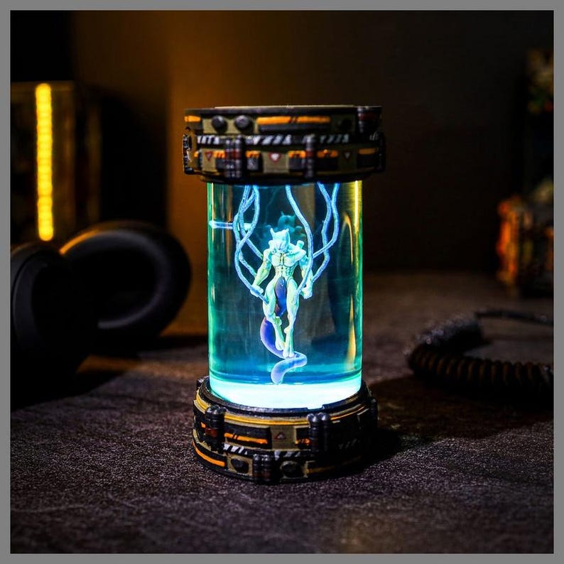 Me.wtw.o Diorama Epoxy Lamp, Anime Night Light Custom Resin Lamp ...