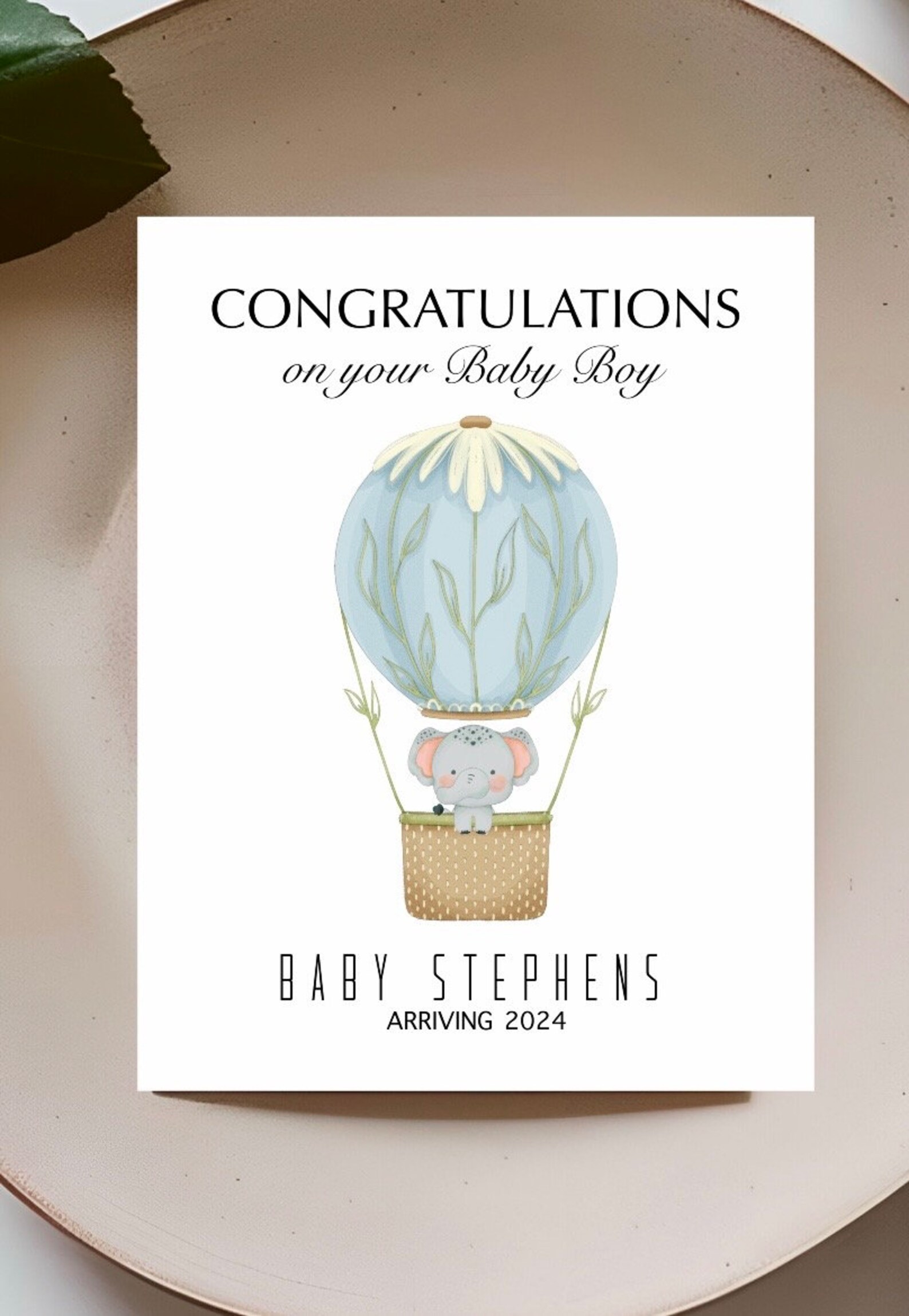 Congratulations Blank Greeting Card Baby Shower Baby Love Celebration ...