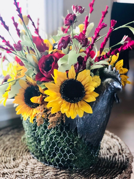 Rooster Flower Arrangements