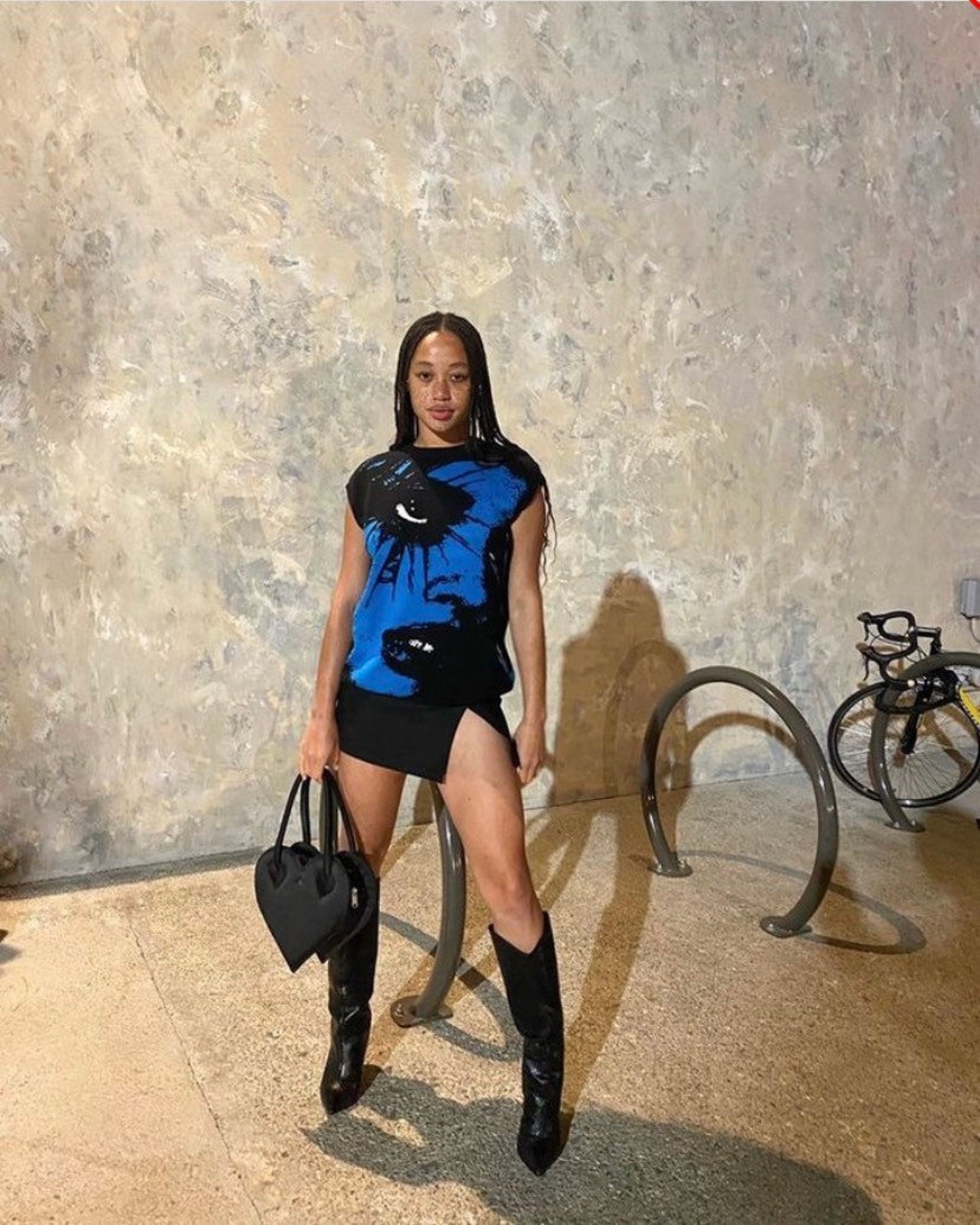 Micro Mini Skirt With Side Slit / Available in Black & School Girl Grey ...