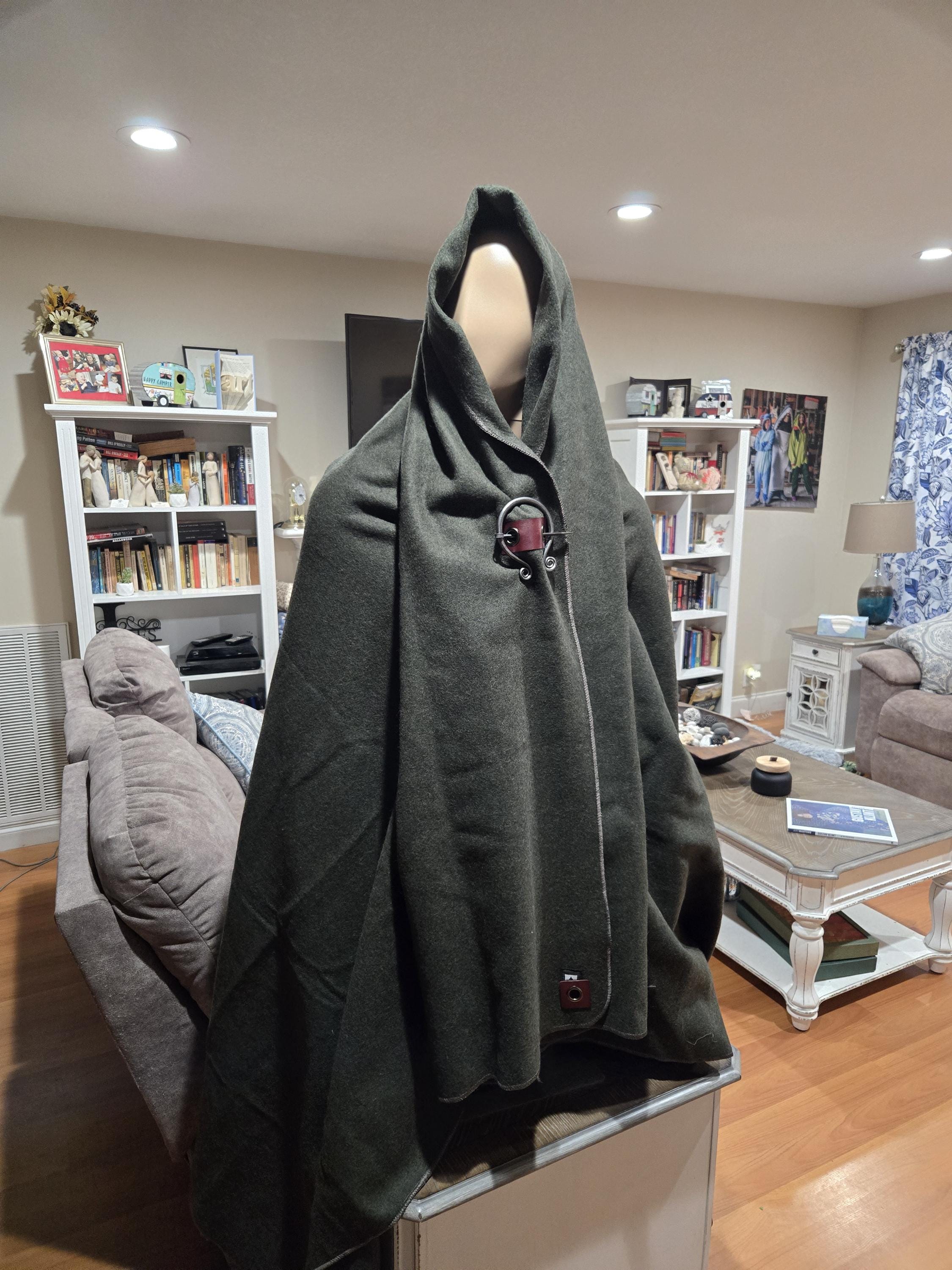 Heavy Duty Wool Cloak/cape/blanket. (green) Bushcraft Shelter - Etsy