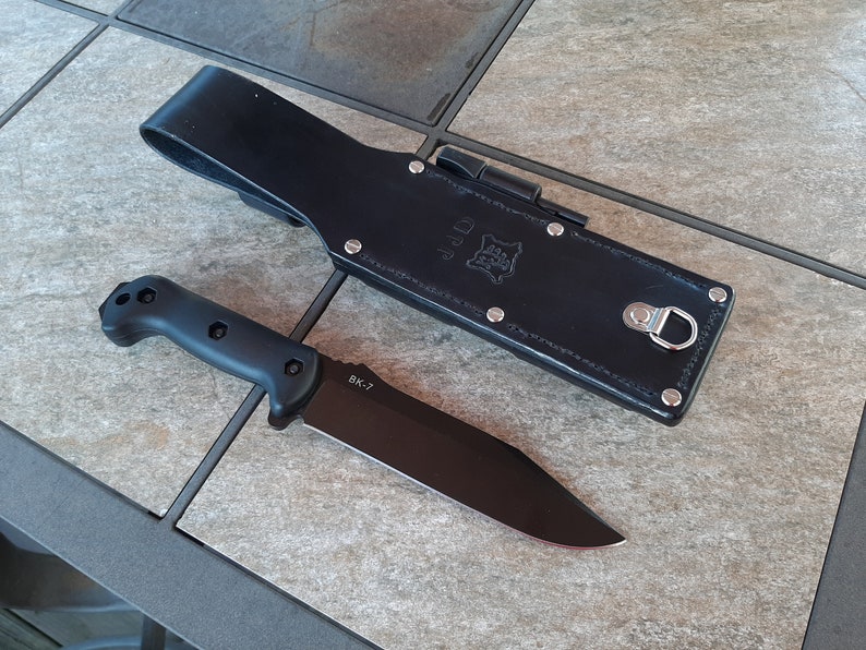 Ka-bar BK-7 Knife Bushcraft Sheath With Survival Set - Etsy