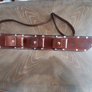Machete Sheath Handmade With Shoulder Strap - (heavy THICK Leather ...