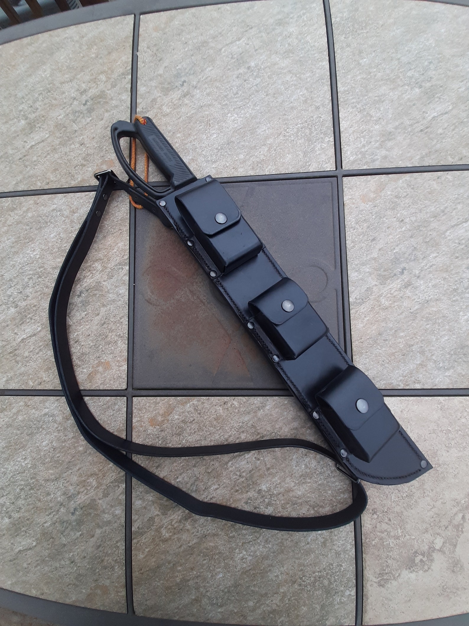 Machete Sheath Handmade With Shoulder Strap heavy THICK - Etsy