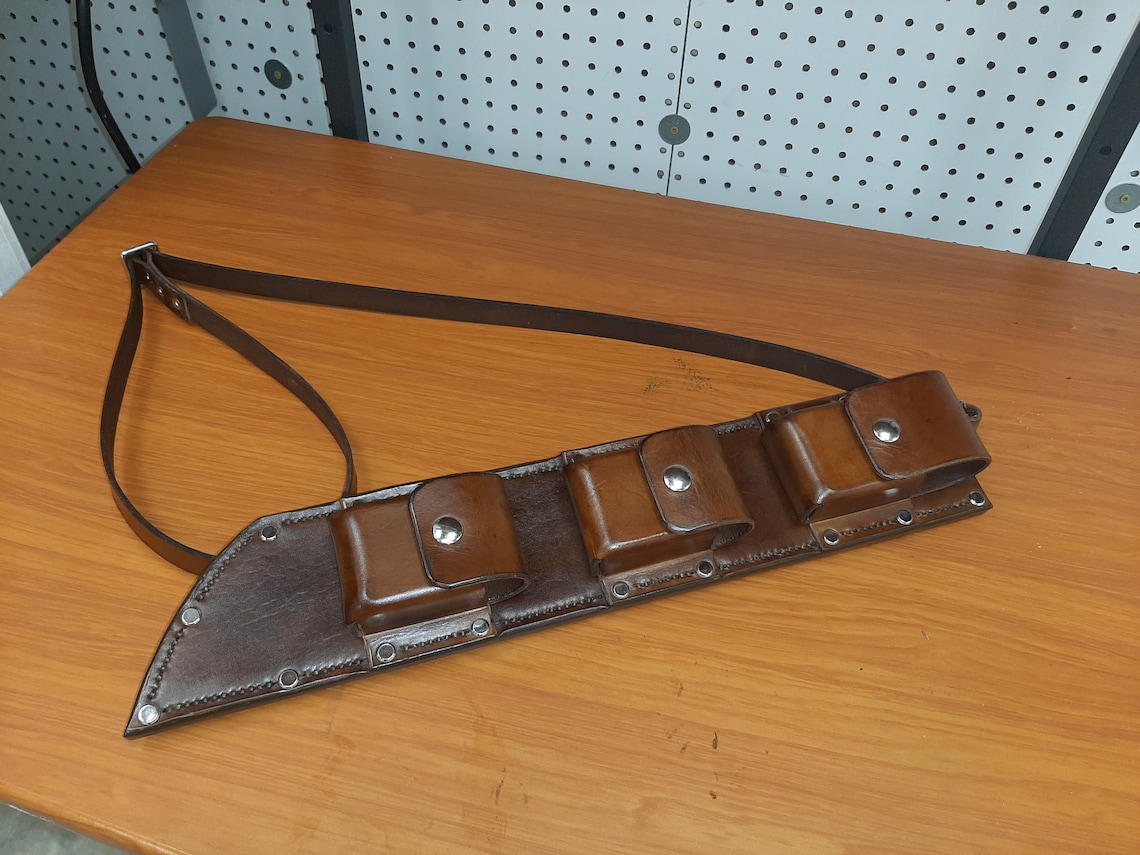 Machete Sheath Handmade With Shoulder Strap heavy THICK - Etsy