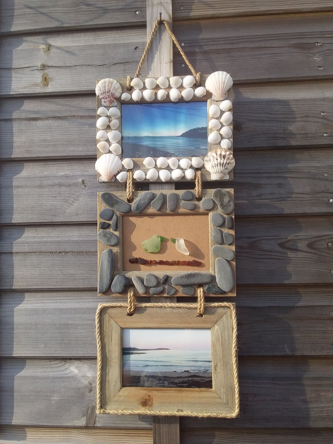 Triple Beach Photo Frame - Etsy