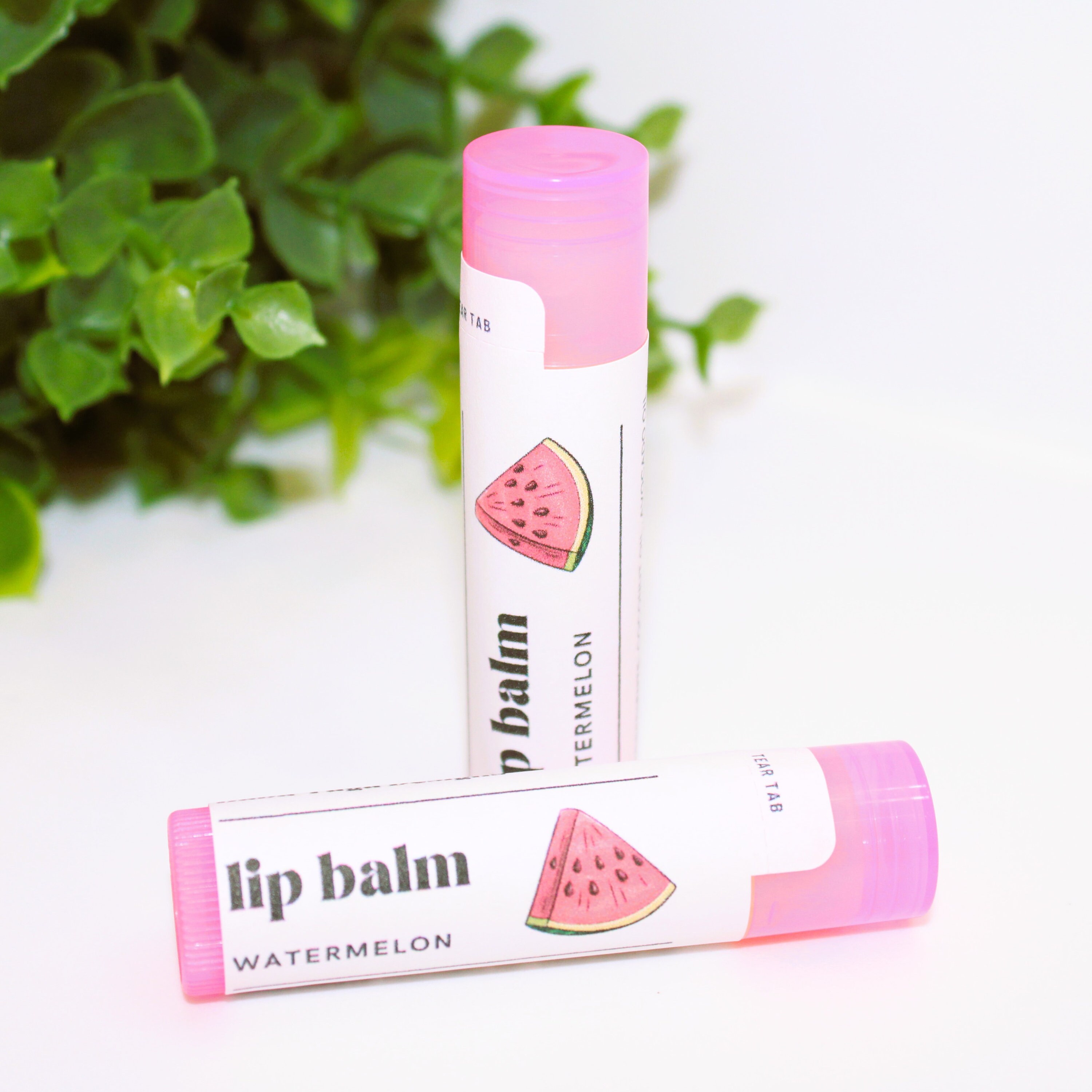 Watermelon Candy Lip Balm, All Natural Lips Care, Flavored Chapstick ...