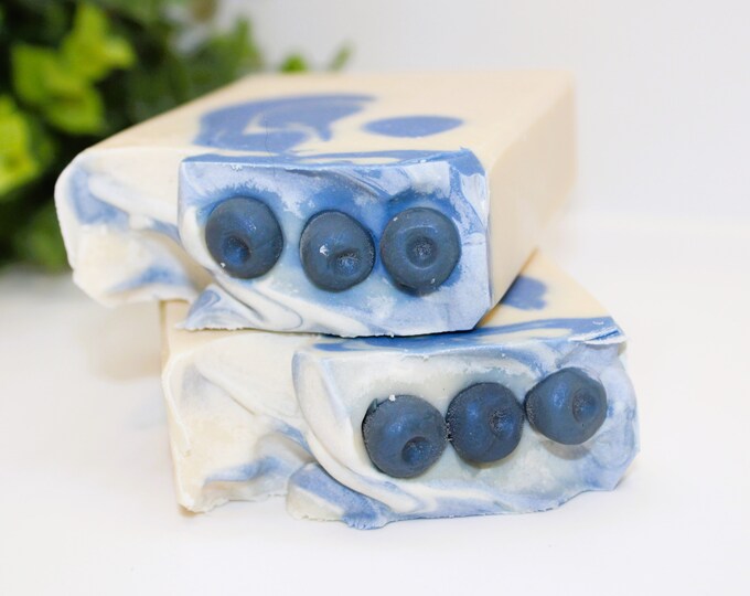 Blueberry Cobbler Handcrafted Soap, Soap Bar, Dessert Soap, Glycerin ...