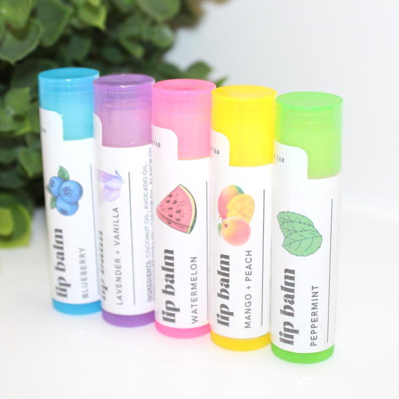 Watermelon Candy Lip Balm, All Natural Lips Care, Flavored Chapstick ...