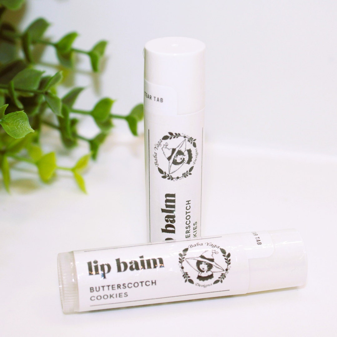 Butterscotch Cookies Lip Balm, All Natural Lips Care, Flavored ...