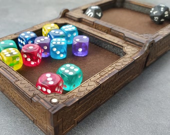 Dice Box. 3mm 1/8inch 4mm 5mm. Laser Cut Files SVG PDF | Etsy