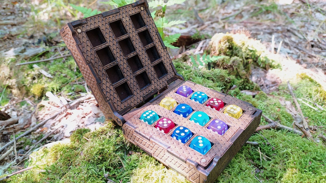 Dice Box. 3mm, 3.175mm, 4mm, 5mm. Laser Cut Files SVG, PDF, CDR Digital ...