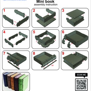 Mini Book SVG: Laser Cut CNC Files, Jewelry Box (digital Product) - Etsy