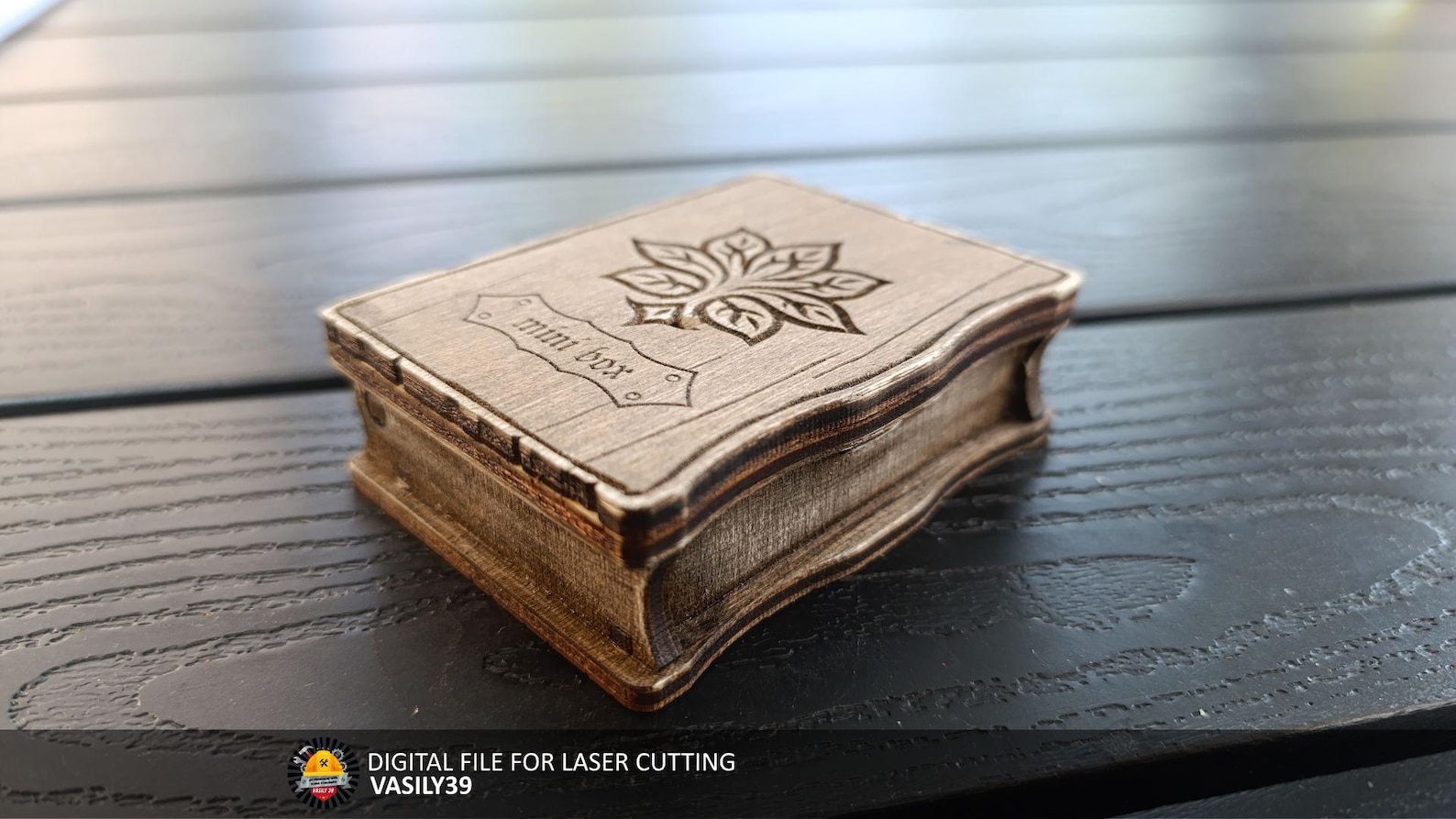 Mini Laser Cut Box SVG: Plywood Jewelry Box Design (digital Product) - Etsy
