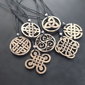 7 Celtic Knots Pendant. Laser Cut Files SVG PDF CDR Digital - Etsy