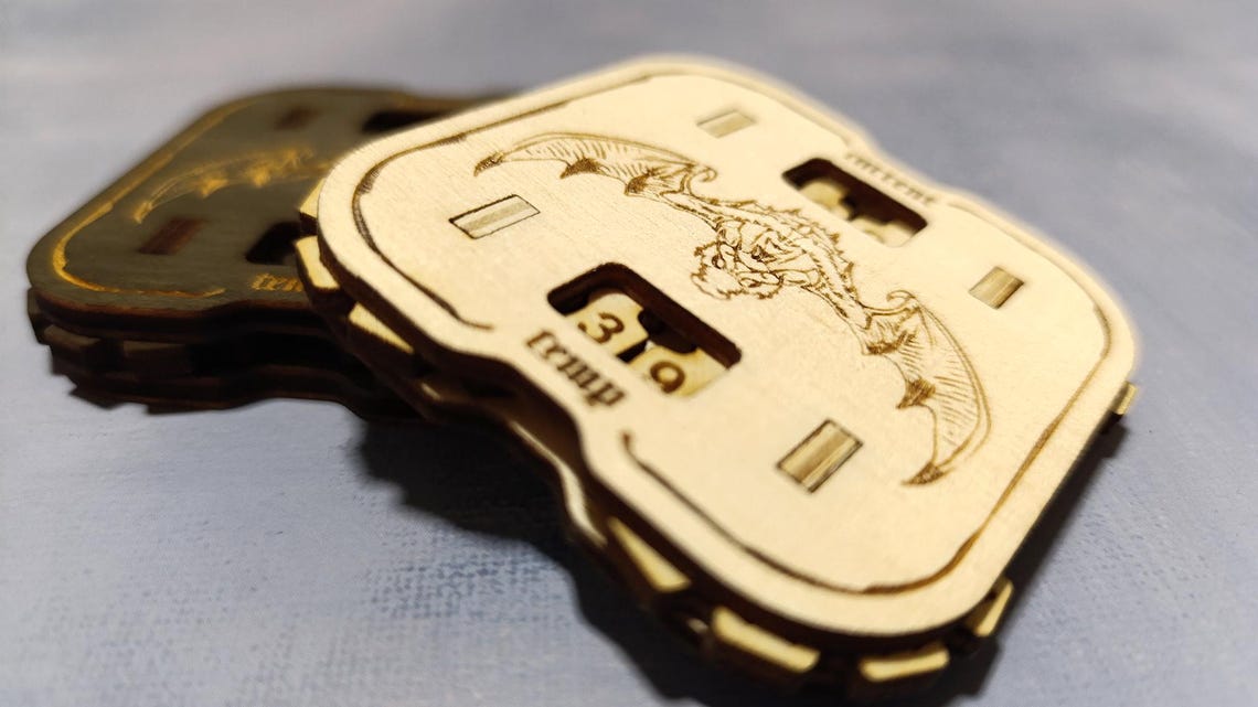 Hp Tracker 00233. 3mm, 3.175mm, 4mm. Laser Cut Files SVG, PDF, CDR ...