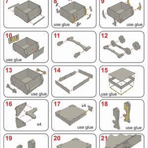 Mimic Chest Laser Cut Files: SVG, PDF, CDR (digital Product) - Etsy
