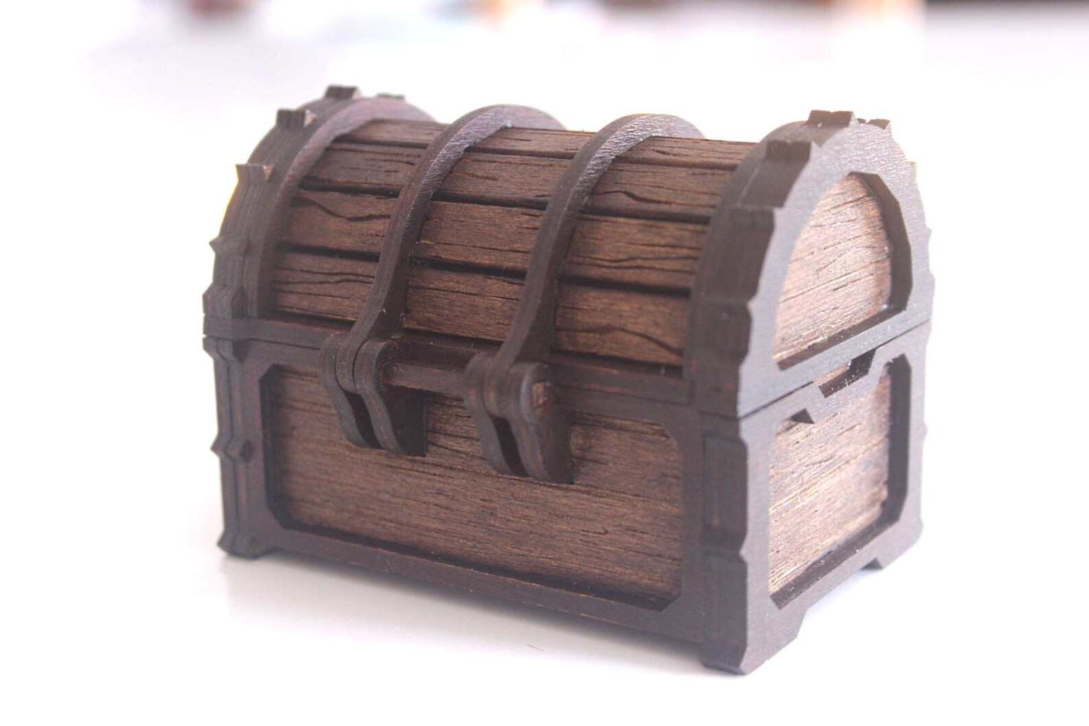 Mini Treasure Chest. 3mm 1/8inch 4mm 4.5mm 5mm. Laser Cut - Etsy