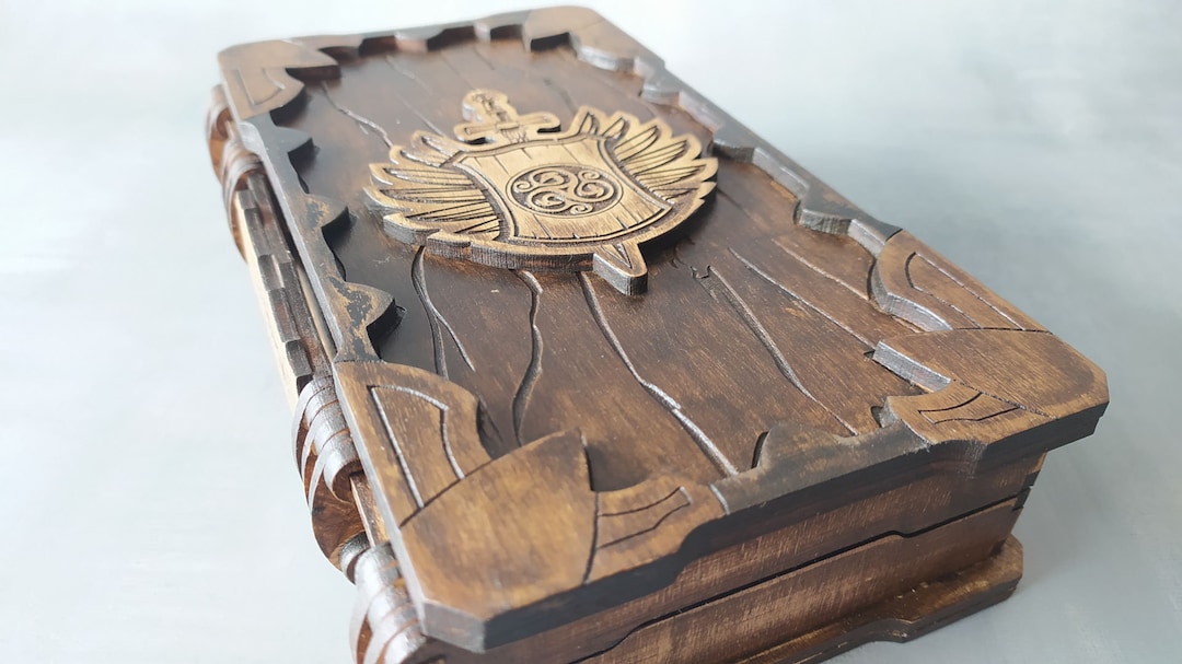 Laser Cut Book Box: Board Game Storage, SVG, PDF, CDR (digital Product ...