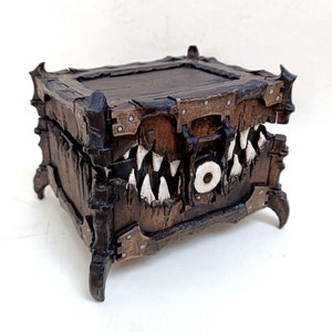 Mimic Monster Chest: Laser Cut Files (SVG, PDF, CDR) - Etsy
