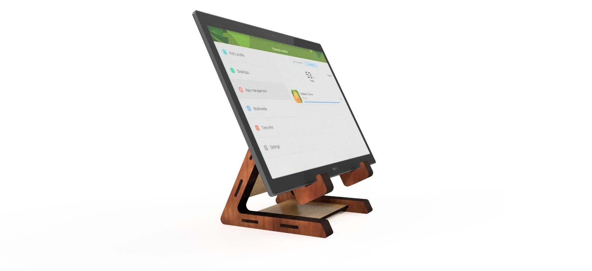 Laser Cut Tablet Stand SVG DXF CDR (digital Product) - Etsy