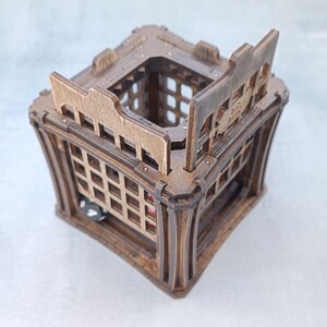 Dice Jail Laser Cut File: SVG, PDF, CDR (3mm-5mm Plywood) - Etsy