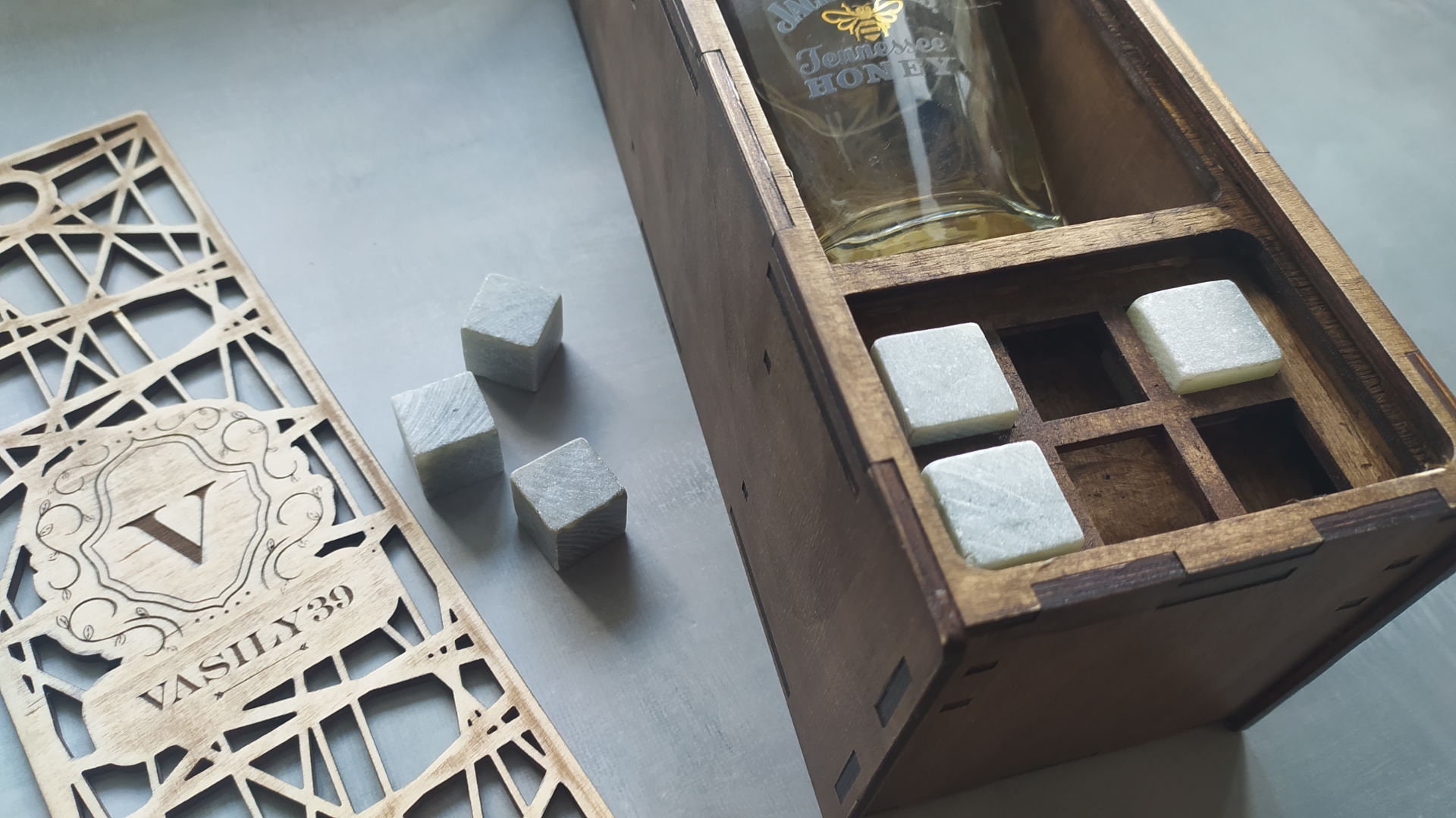Whiskey Glass Gift Box: Laser Cut Files (SVG, PDF, CDR) - Etsy