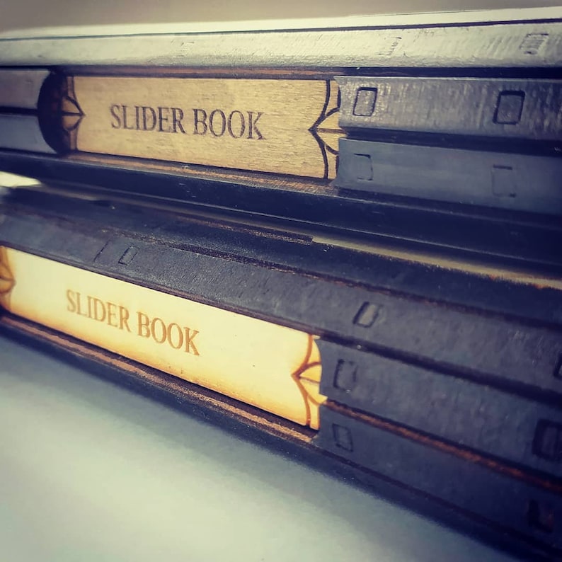 Slider Book 26 Split Letter. 3mm 1/8inch 3.5mm 4mm - Etsy