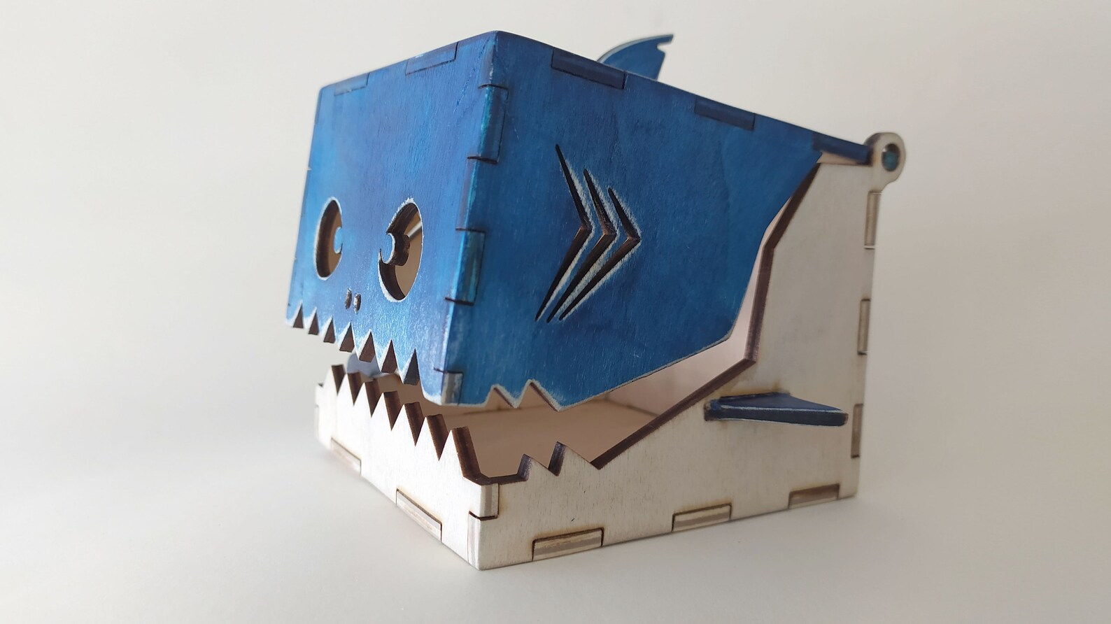 Shark Box 3mm 3.175mm 4mm 5mm. Laser Cut Files SVG DXF - Etsy