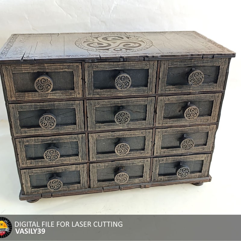 Tarot Box Digital Laser - Etsy