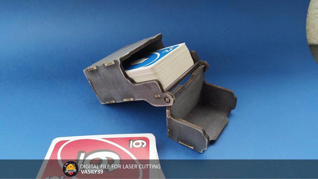 Laser Cut Uno Card Box SVG DXF CDR (digital Product) - Etsy