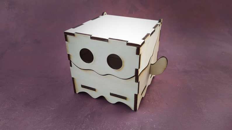 Ghost Box 3mm 1/8inch 4mm 4.5mm 5mm 6mm 1/4inch. Laser | Etsy