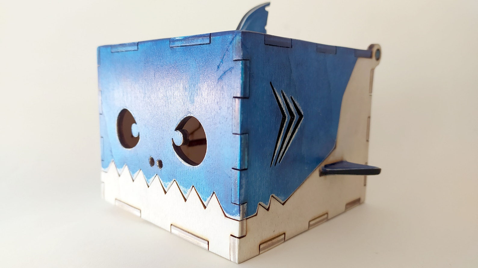 Shark Box 3mm 3.175mm 4mm 5mm. Laser Cut Files SVG DXF - Etsy