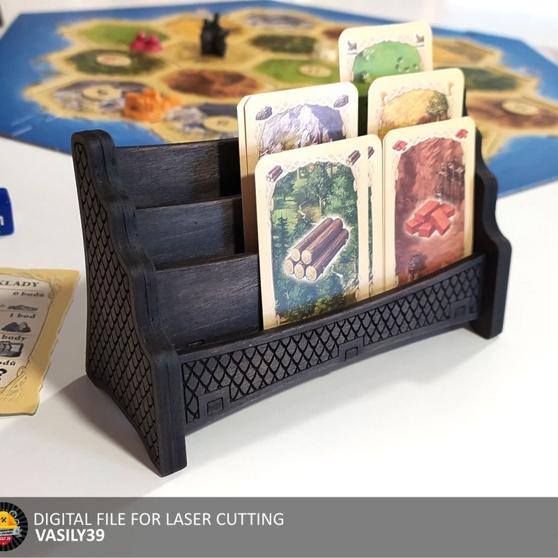 Dnd Card Holder Wood - Etsy UK