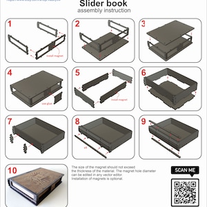 Slider Book. 3mm, 1/8inch, 3.6mm, 4mm, 4.5mm, 5mm, 5.5mm, 6mm, 1/4 Inch ...