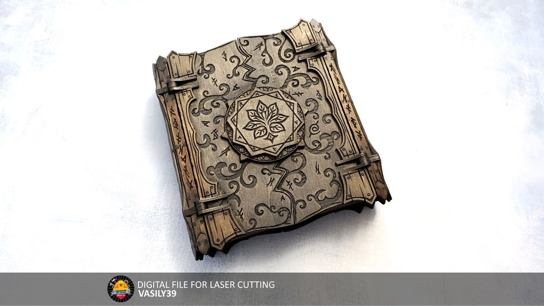 Laser Cut Magic Book Box: SVG, PDF, CDR Files - Etsy