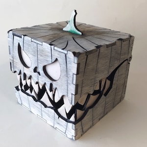 Halloween Monster Box Laser Cut Files: SVG, PDF, CDR (digital Product ...