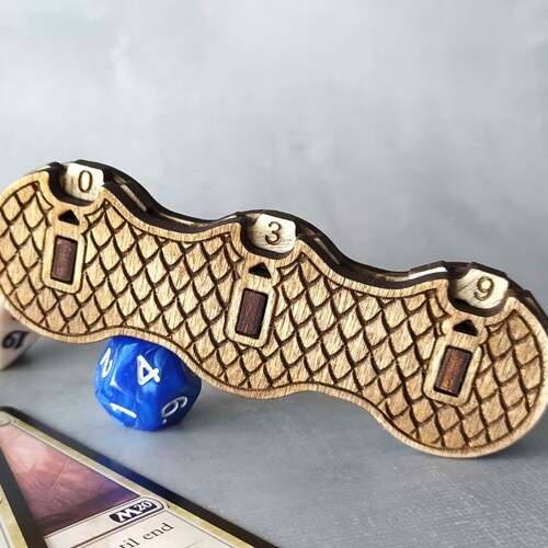3 Digits Hp/life Counter. 3mm 3.175mm 4mm. Laser Cut Files - Etsy