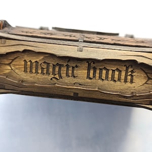 Laser Cut Magic Book Box: SVG, PDF, CDR Files - Etsy