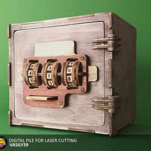 Combination Safe Laser Cut Digital Design Files Instant - Etsy