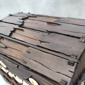 Mimic Chest Laser Cut Files: SVG, PDF, CDR (3-5mm) - Etsy