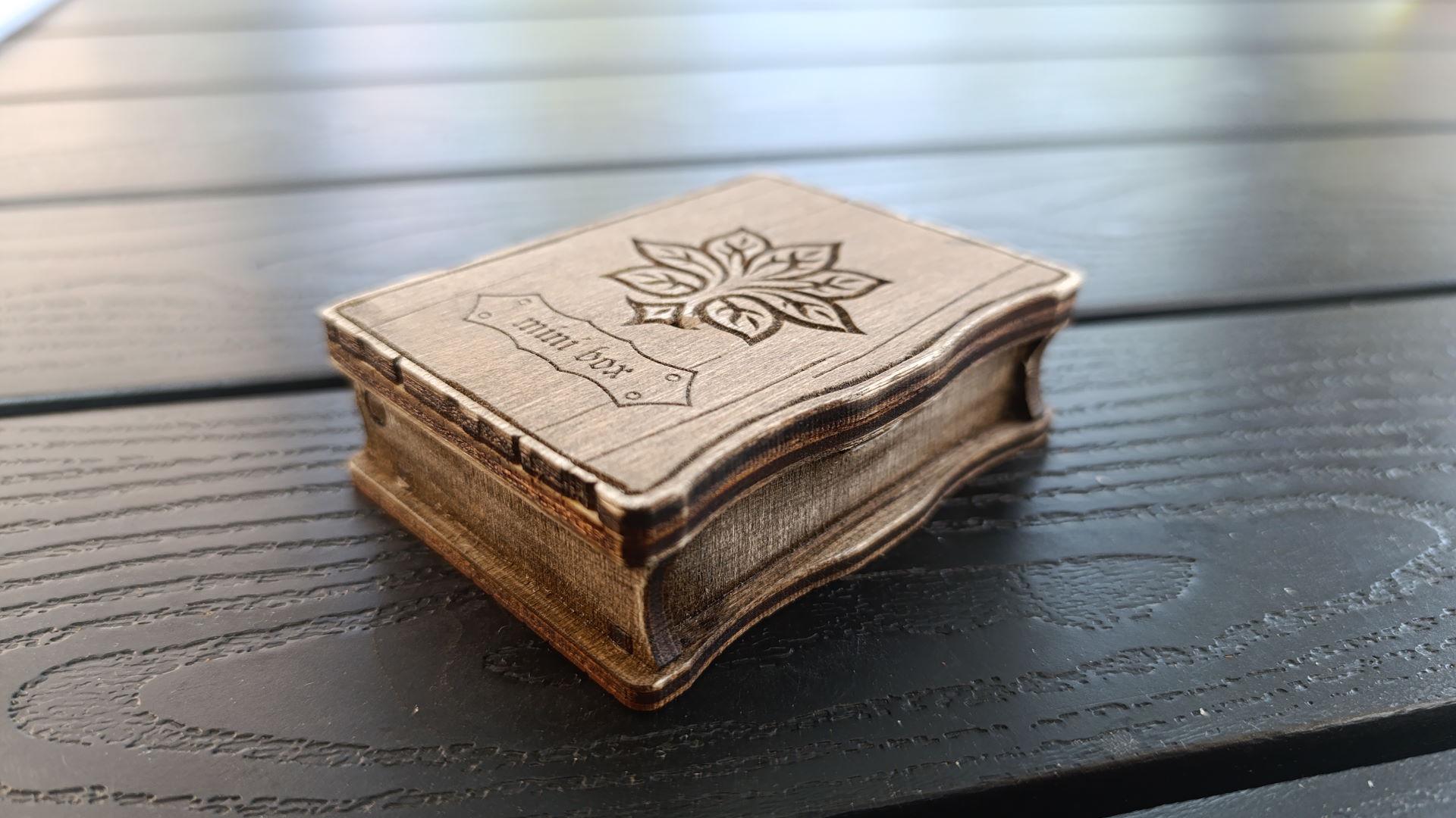 Mini Laser Cut Box SVG: Plywood Jewelry Box Design (digital Product) - Etsy